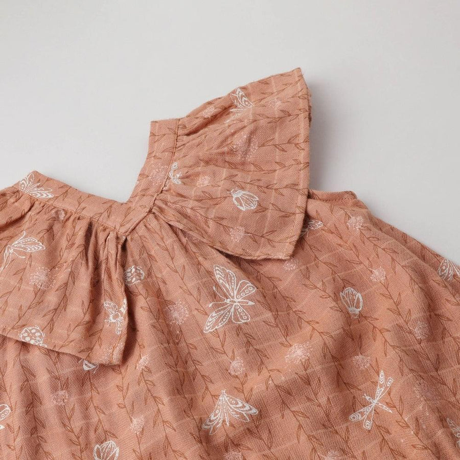 Bamboo Muslin Frock for Baby Girl - Lightweight Dress for Summer