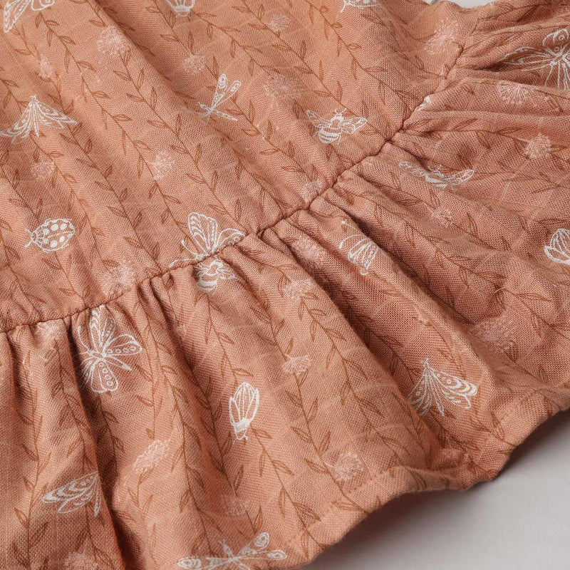 Bamboo Muslin Frock for Baby Girl - Lightweight Dress for Summer