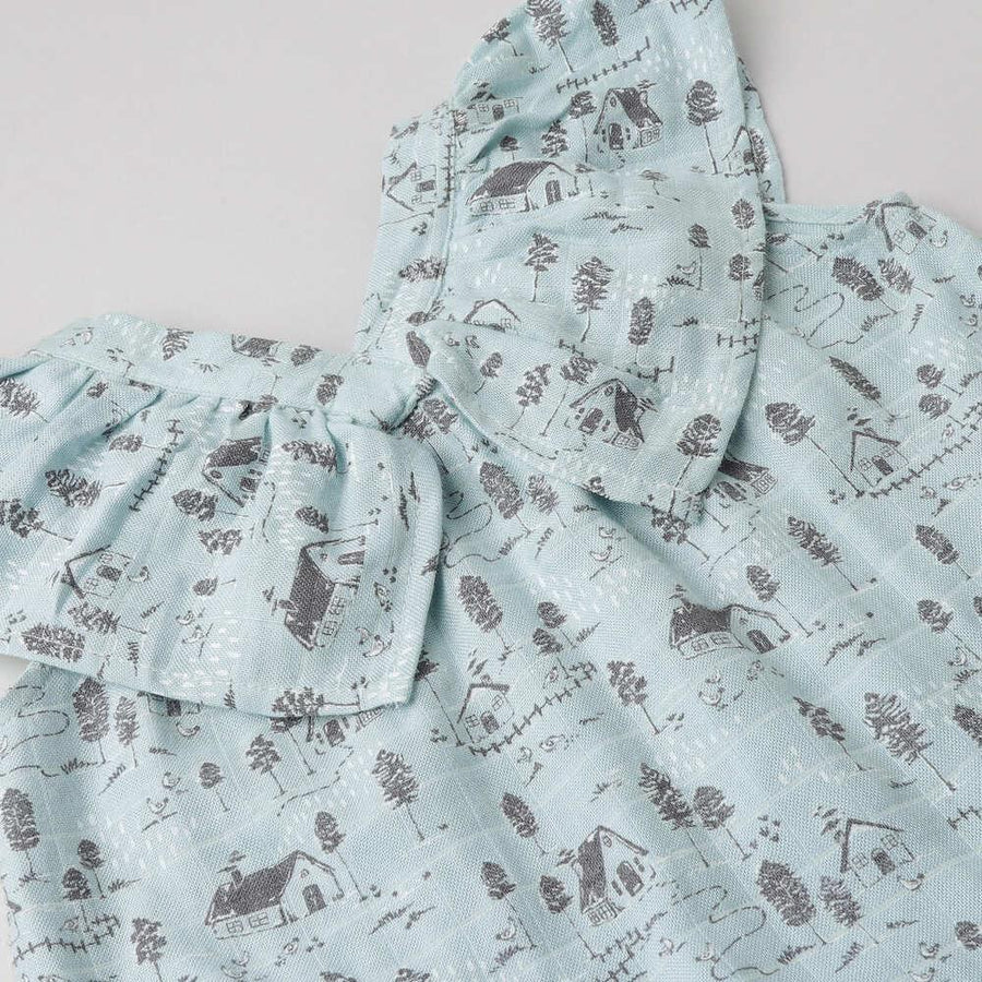 Bamboo Muslin Frock for Baby Girl - Lightweight Dress for Summer