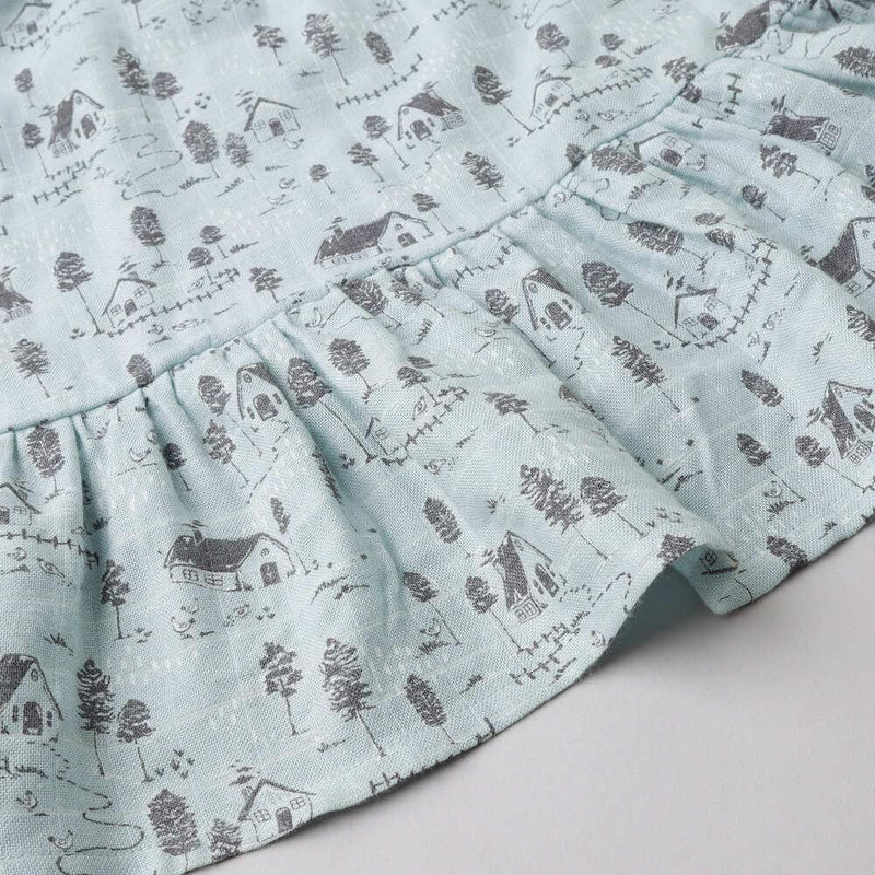 Bamboo Muslin Frock for Baby Girl - Lightweight Dress for Summer