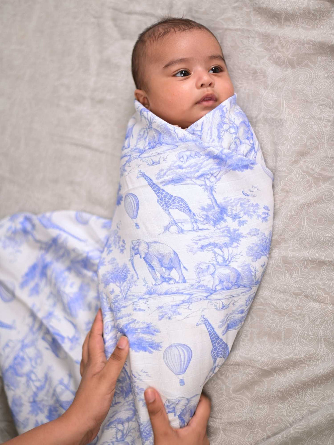 Buy Bamboo Muslin Baby Swaddles Wrap Online | Cocoon Care