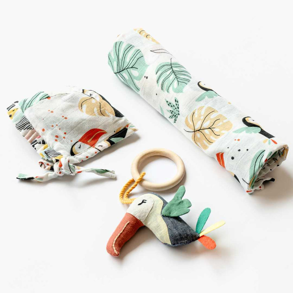Baby Swaddle - 100% Organic Bamboo Muslin Swaddle For Newborn, Swaddle Wrap